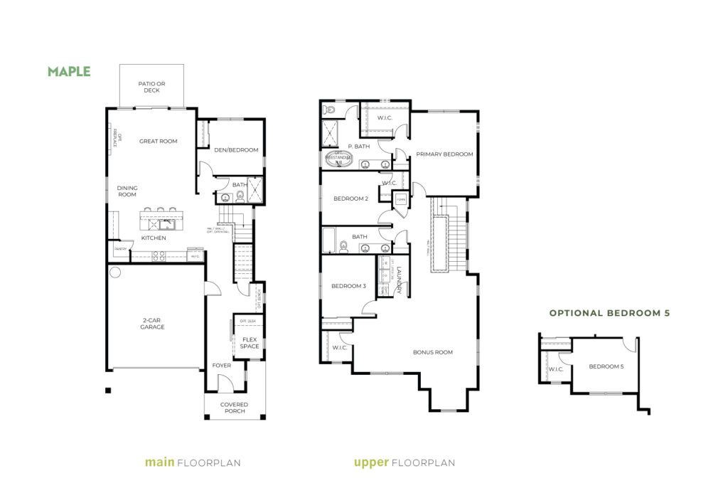 Conner Homes | Maple Floor Plan at Meristone